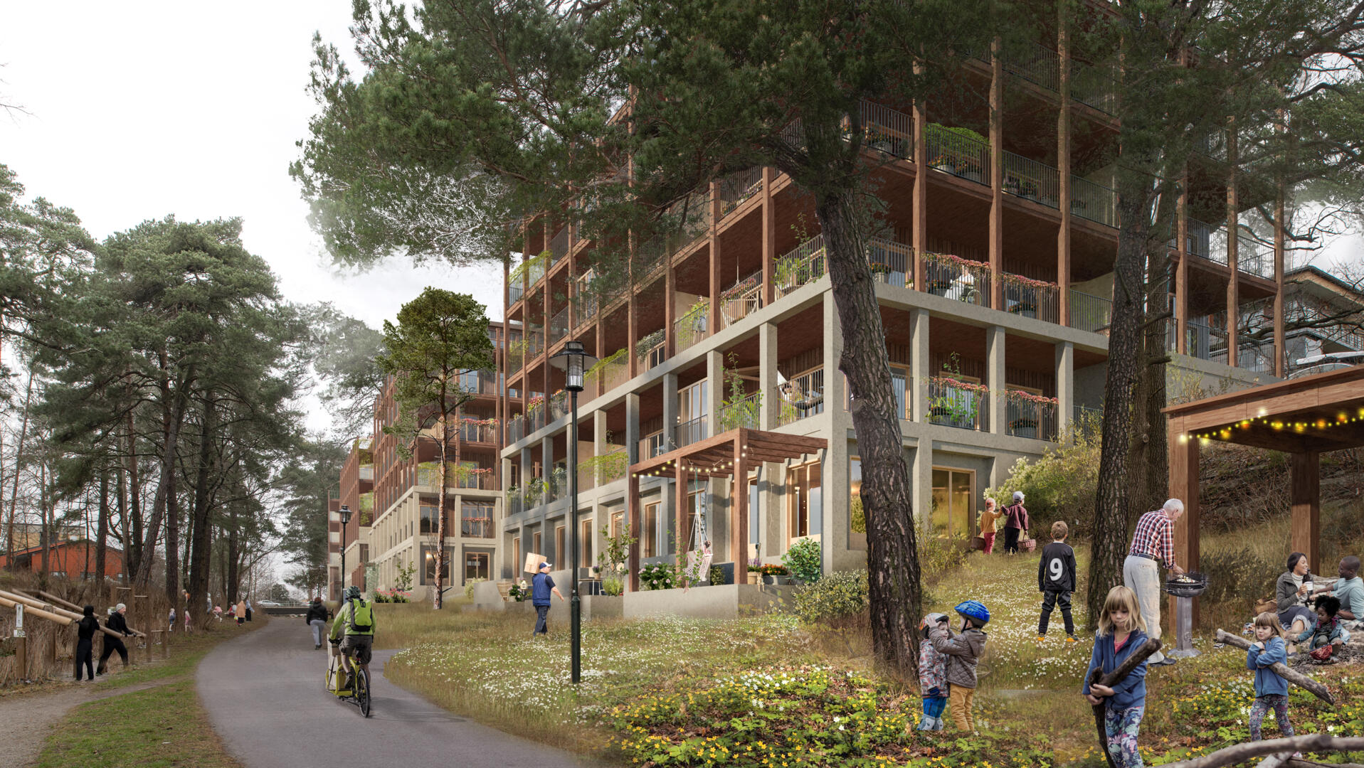 Midroc får markanvisning av Stockholm stad för Parkstråket i Östberga ...